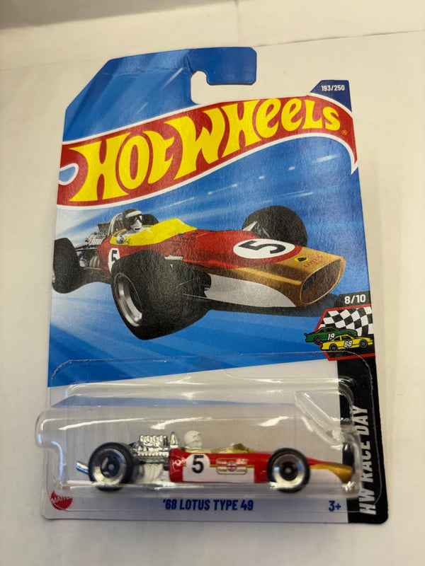 HotWheels 2024 HW Race Day – '68 Lotus Type 49 (Mainline) – Diecast Bharat