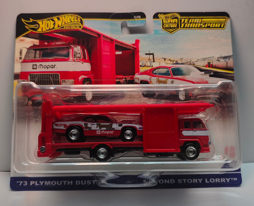 Hot Wheels Car Culture Team Transport – ’73 Plymouth Duster & Second S ...