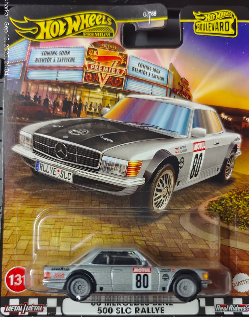 Hot Wheels Premium – '80 Mercedes-Benz 500 SLC Rallye – Diecast Bharat